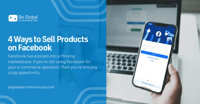 How to Sell Products on Facebook: the 4 different ways