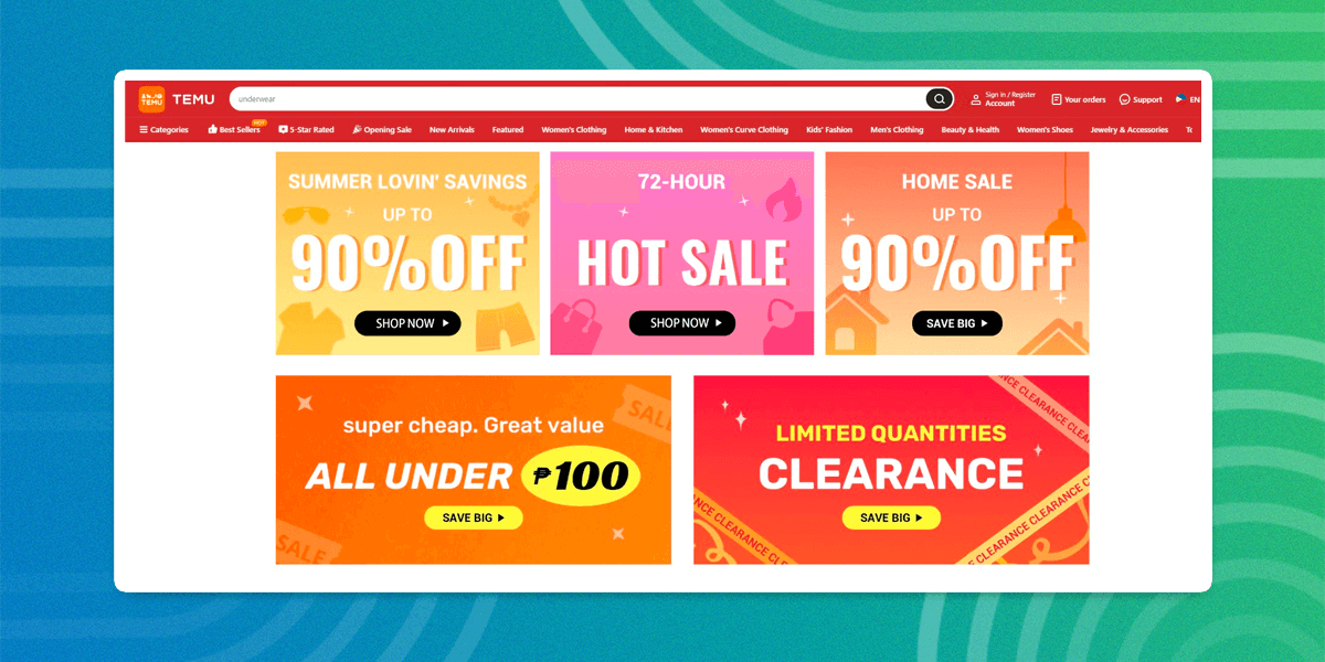 Temu Arrives in the Philippines, to rival Shopee and Lazada