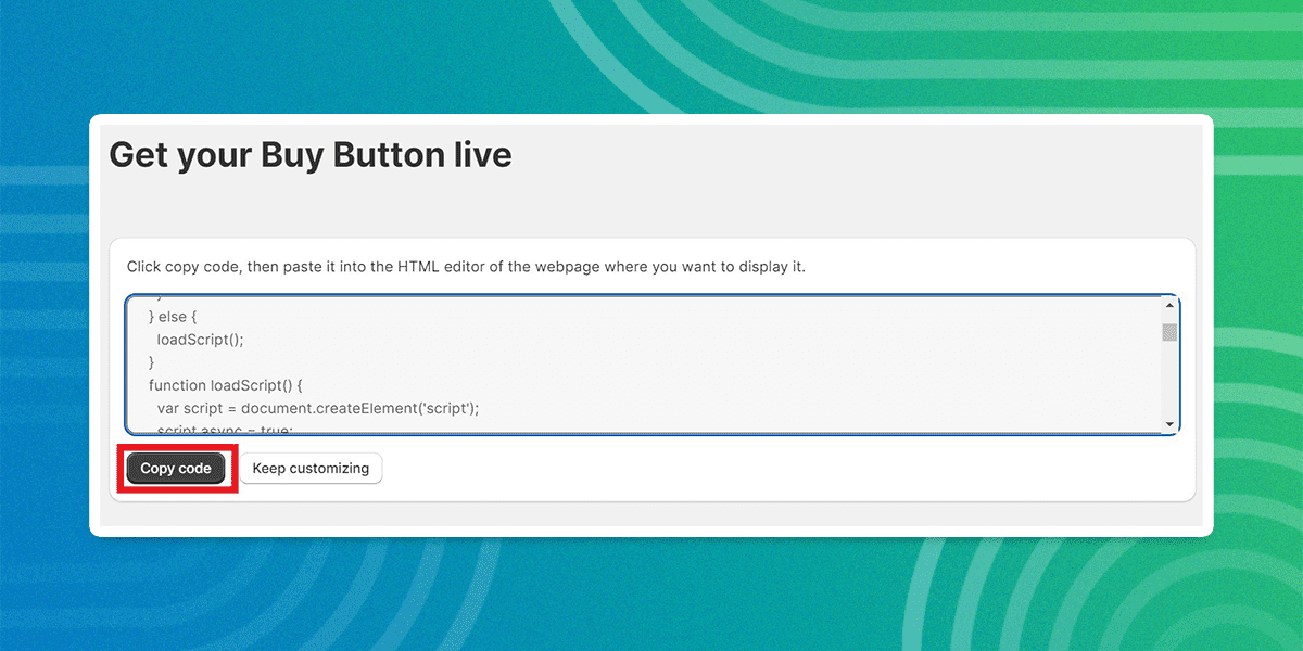 How to Create a Buy Button on Your Shopify Store?